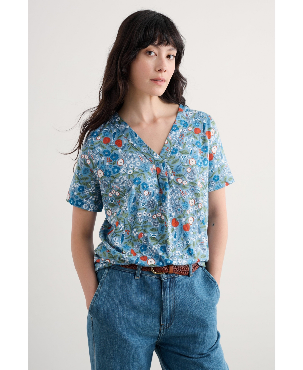 Click here for Seasalt Cornwall Womens Barnoon Top - Still life s... prices