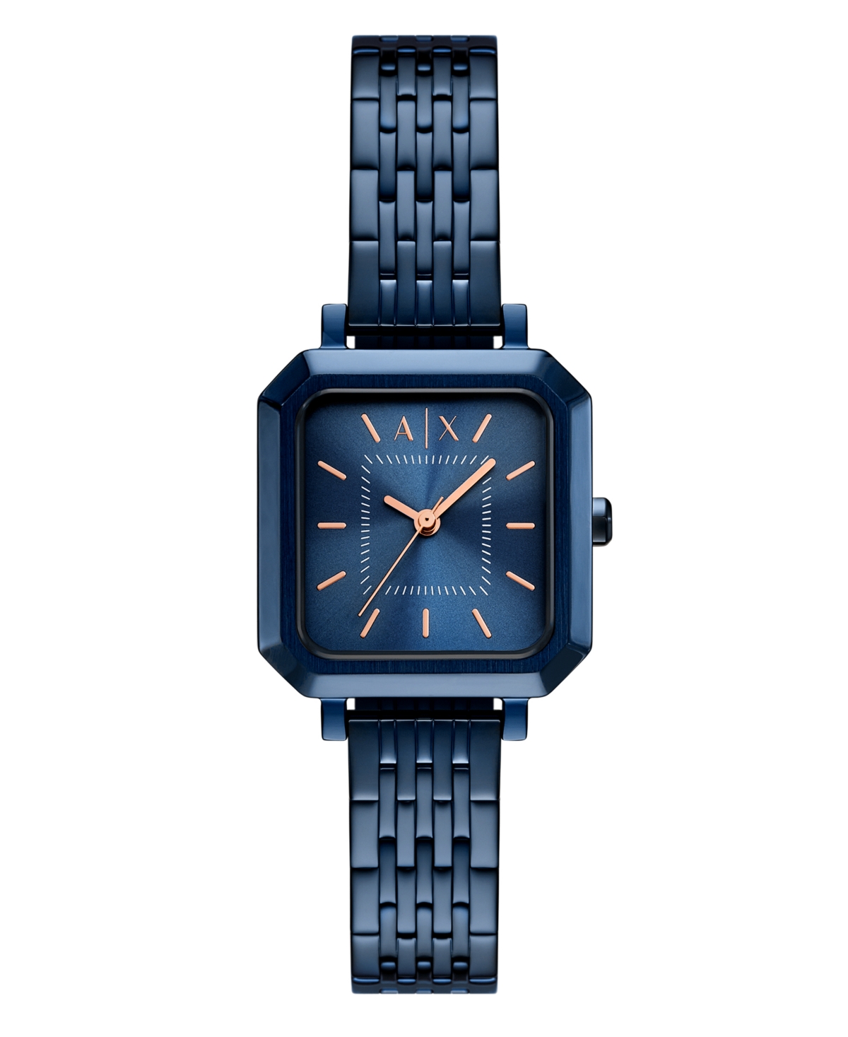 Click here for A|X Armani Exchange Womens Quartz Three-Hand Blue... prices