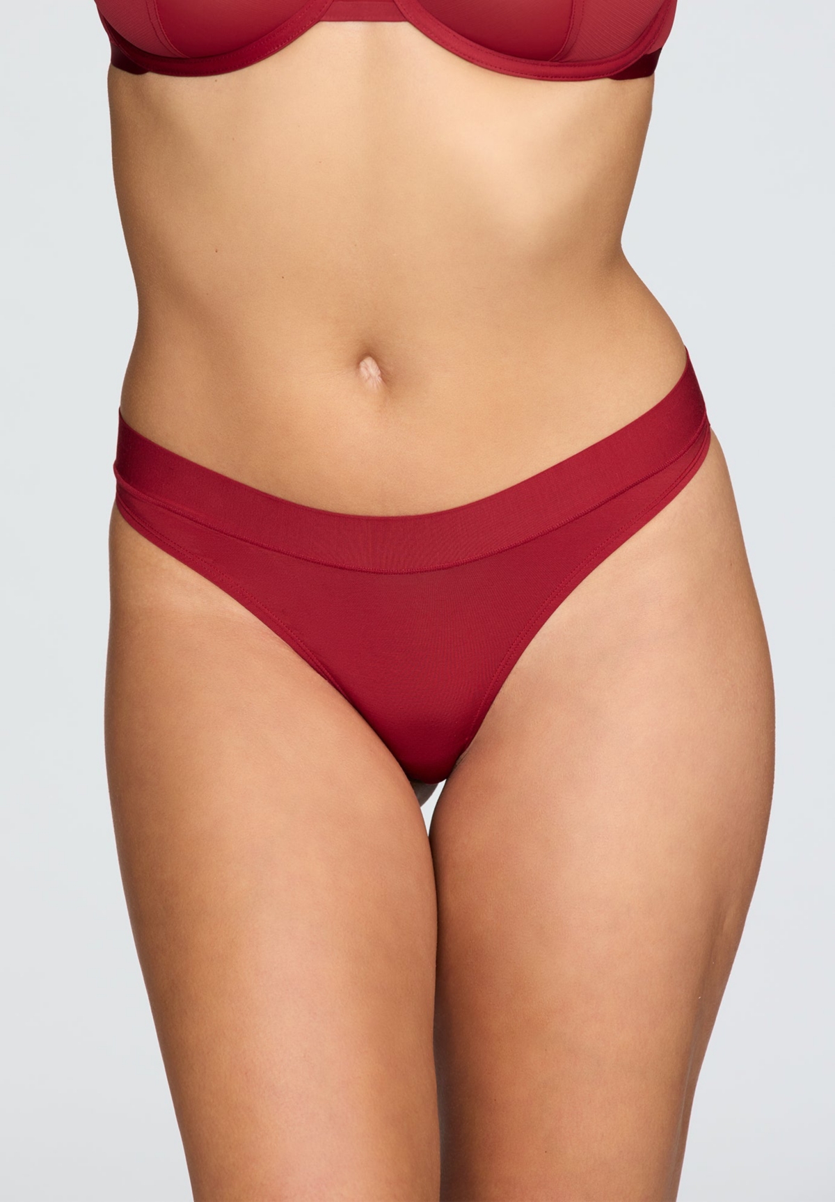 Click here for Cuup Womens The Thong - Mesh - Scarlet prices