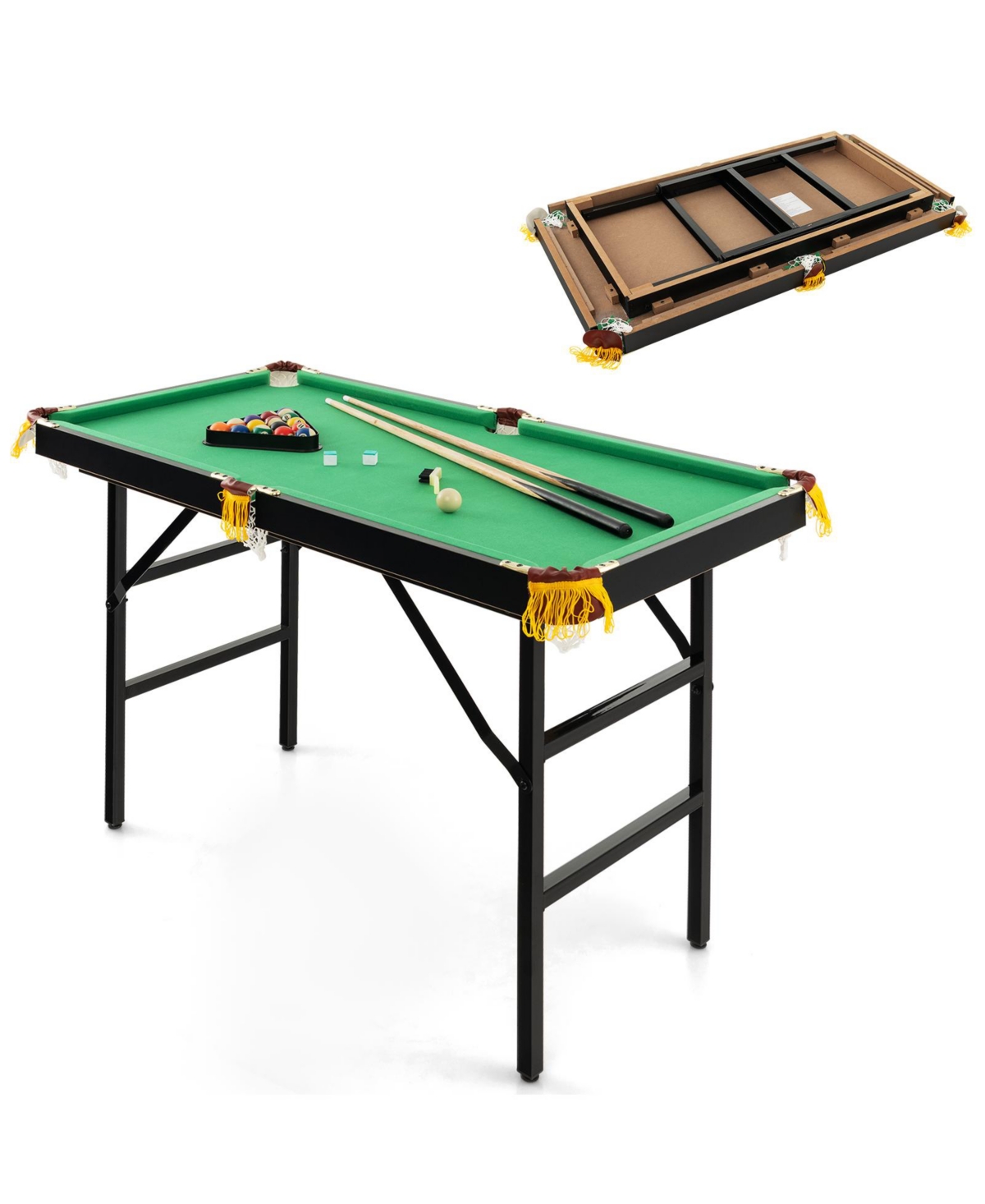 Click here for Akiudex 47 Inch Folding Billiard Table with Cues a... prices