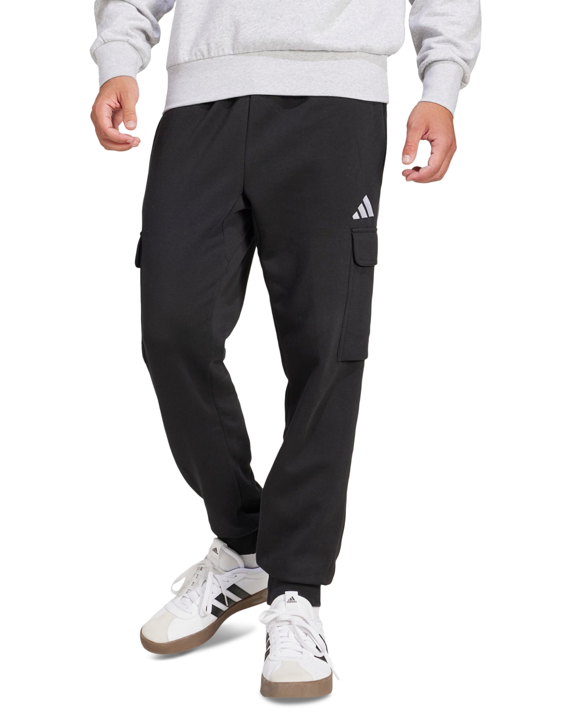 Click here for adidas Mens Essentials Fleece Cargo Pants - Black prices