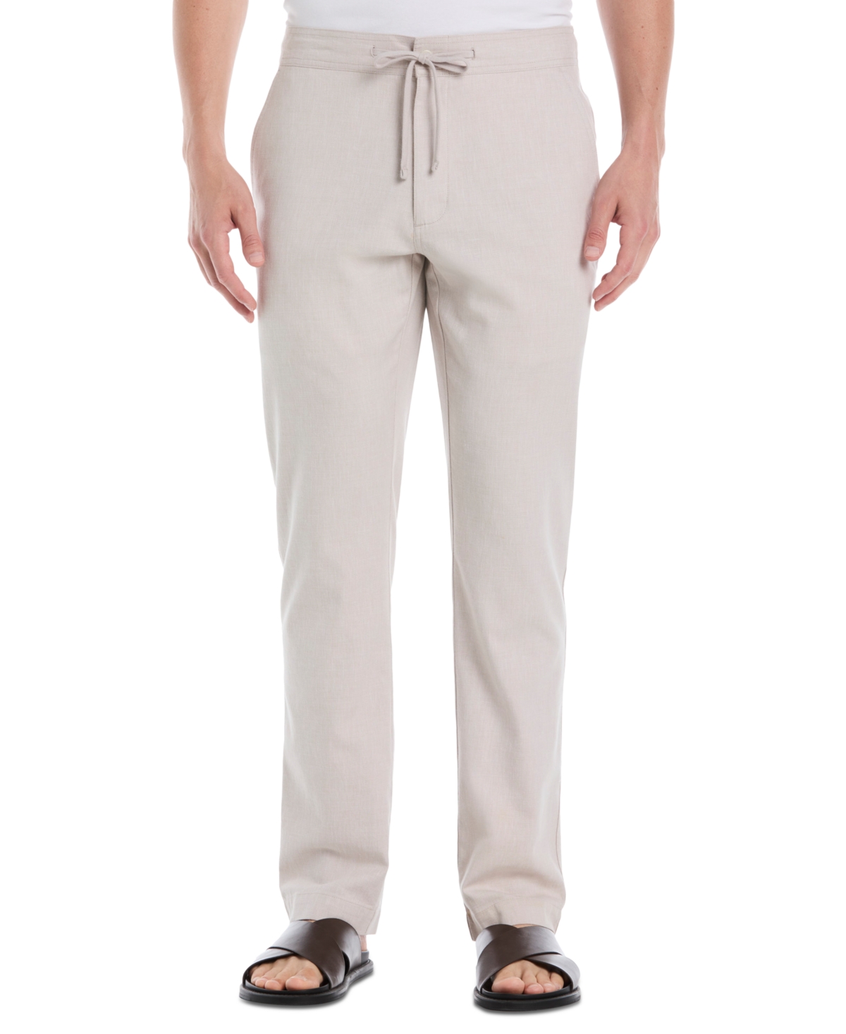 Click here for Cubavera Mens Linen-Blend Drawstring Pants - Islan... prices