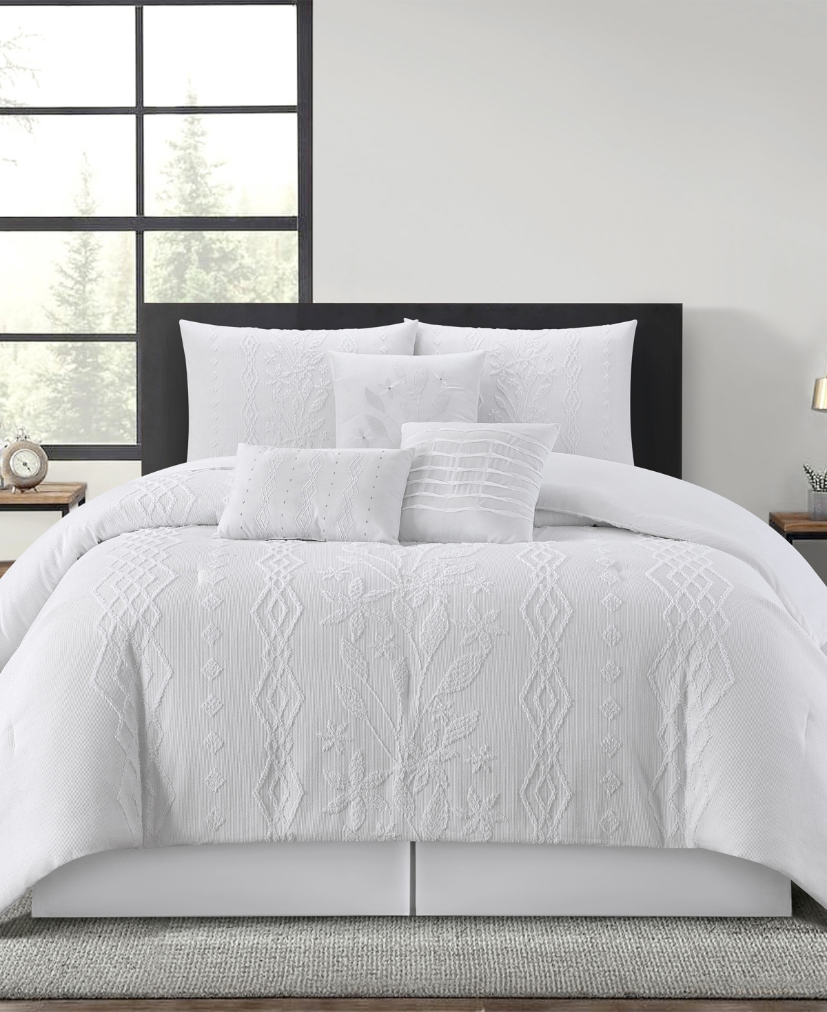 Click here for Stratford Park Lexia Leaves 7-Pc. Comforter Set  C... prices