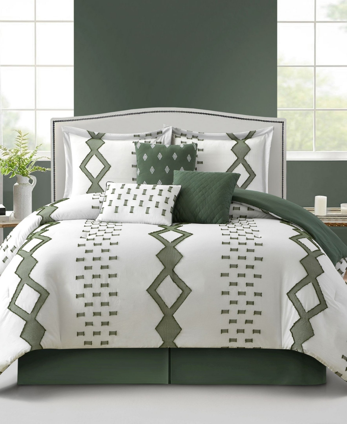 Click here for Stratford Park Sanissa Geometric 7-Pc. Comforter S... prices
