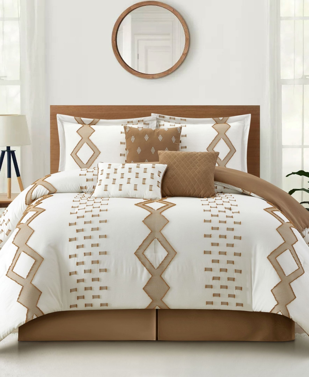 Click here for Stratford Park Sanissa Geometric 7-Pc. Comforter S... prices