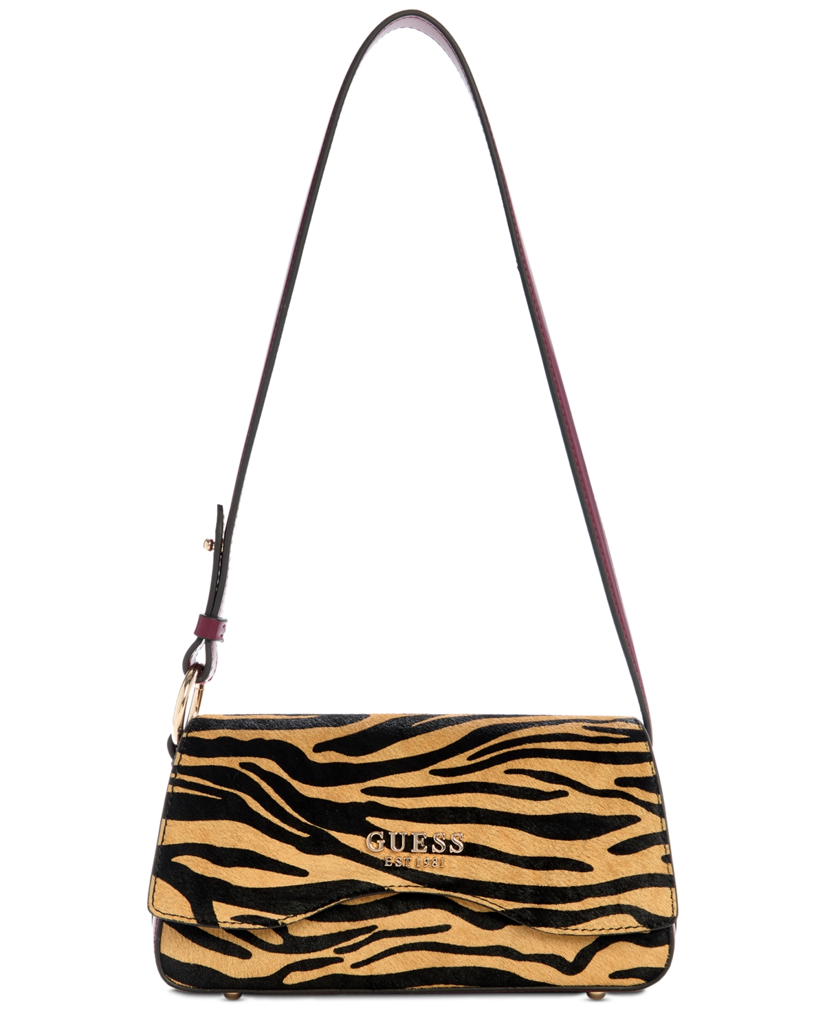 Click here for Guess Domitilla Small Flap Shoulder Bag - Black prices