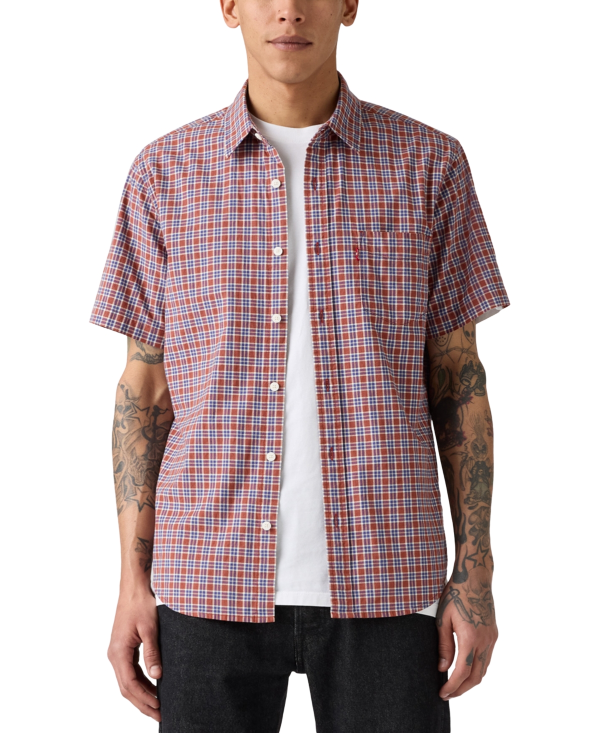 Click here for Levis Mens Classic 1 Pocket Short Sleeve Regular F... prices