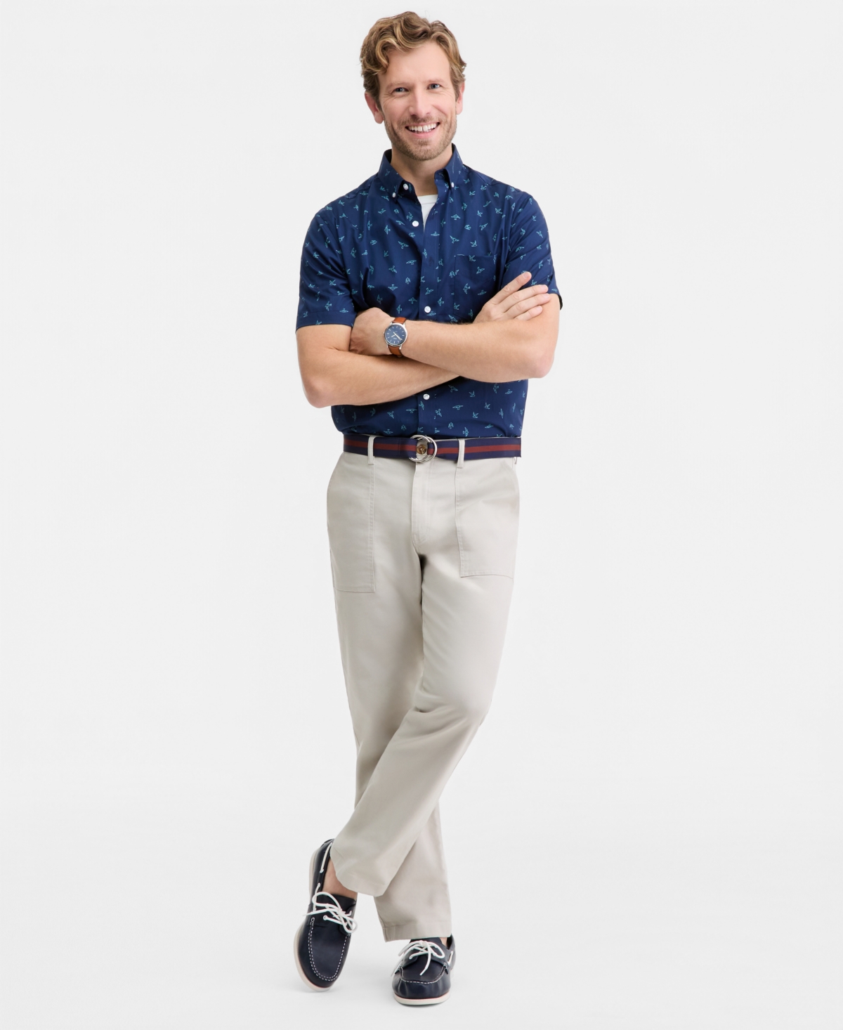 Click here for Club Room Mens Cotton Blend Relaxed Utility Pants... prices