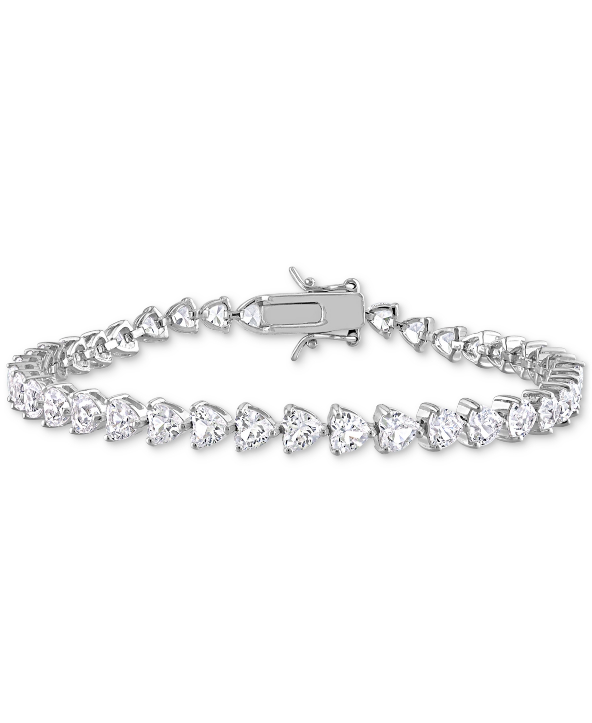 Click here for Lab Grown White Sapphire Flex Bracelet (10 ct. t.w... prices