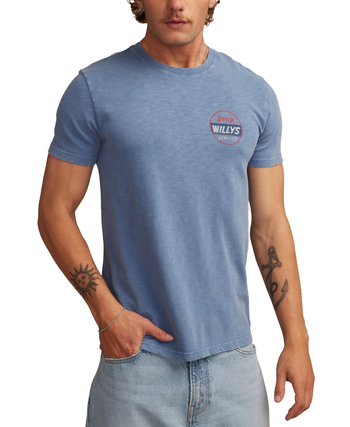 Click here for Lucky Brand Mens Short Sleeve Jeep Willys Graphic... prices