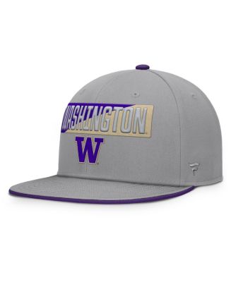 Fanatics Men's Gray Washington Huskies Duo Snapback Hat - Macy's