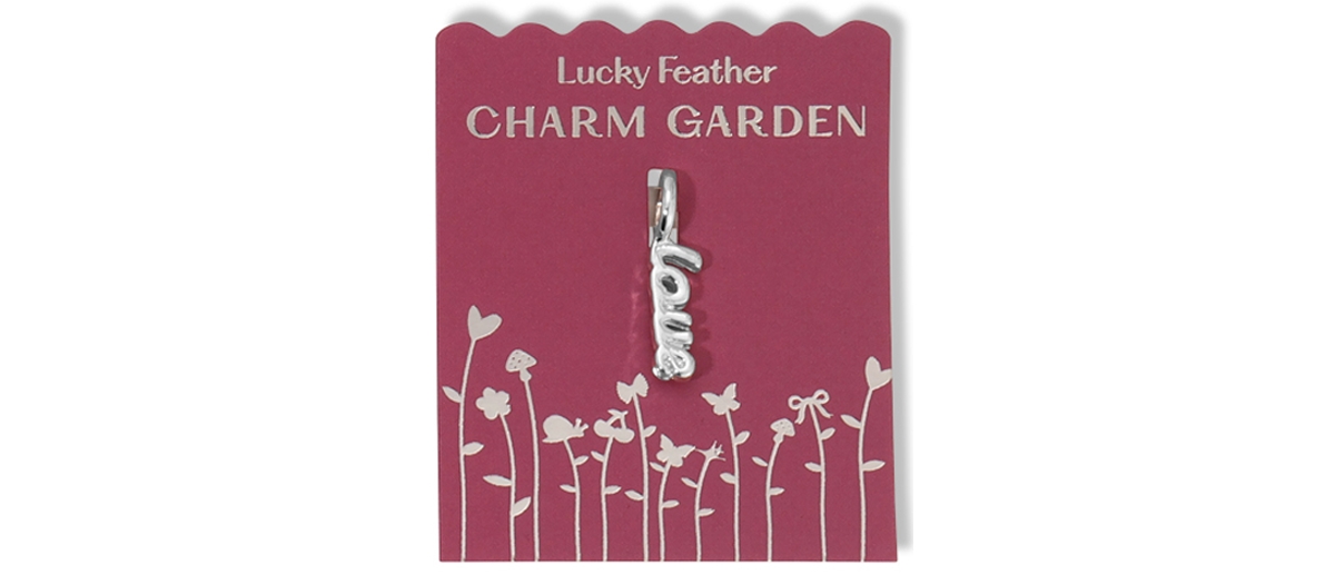 Click here for Lucky Feather Charm Garden - Silver - Love - Scrip... prices