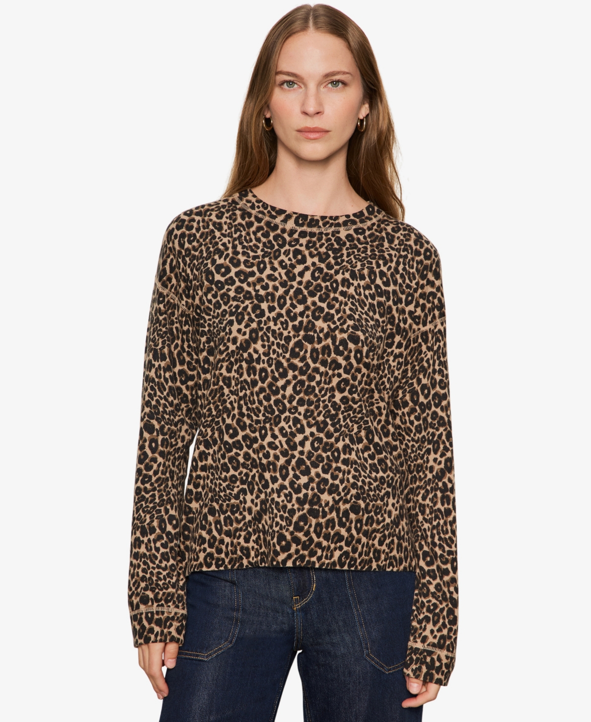 Click here for Sanctuary Womens 24/7 Popover Crew Neck Top - Fren... prices