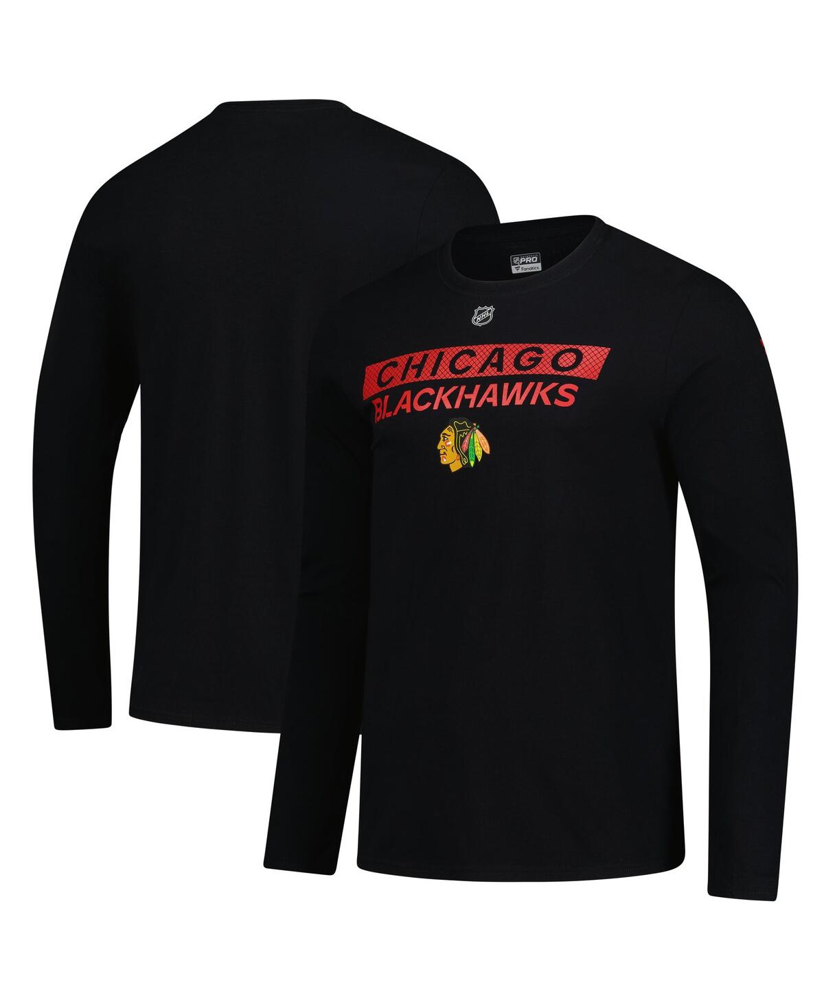 Click here for Fanatics Mens Black Chicago Blackhawks Authentic P... prices