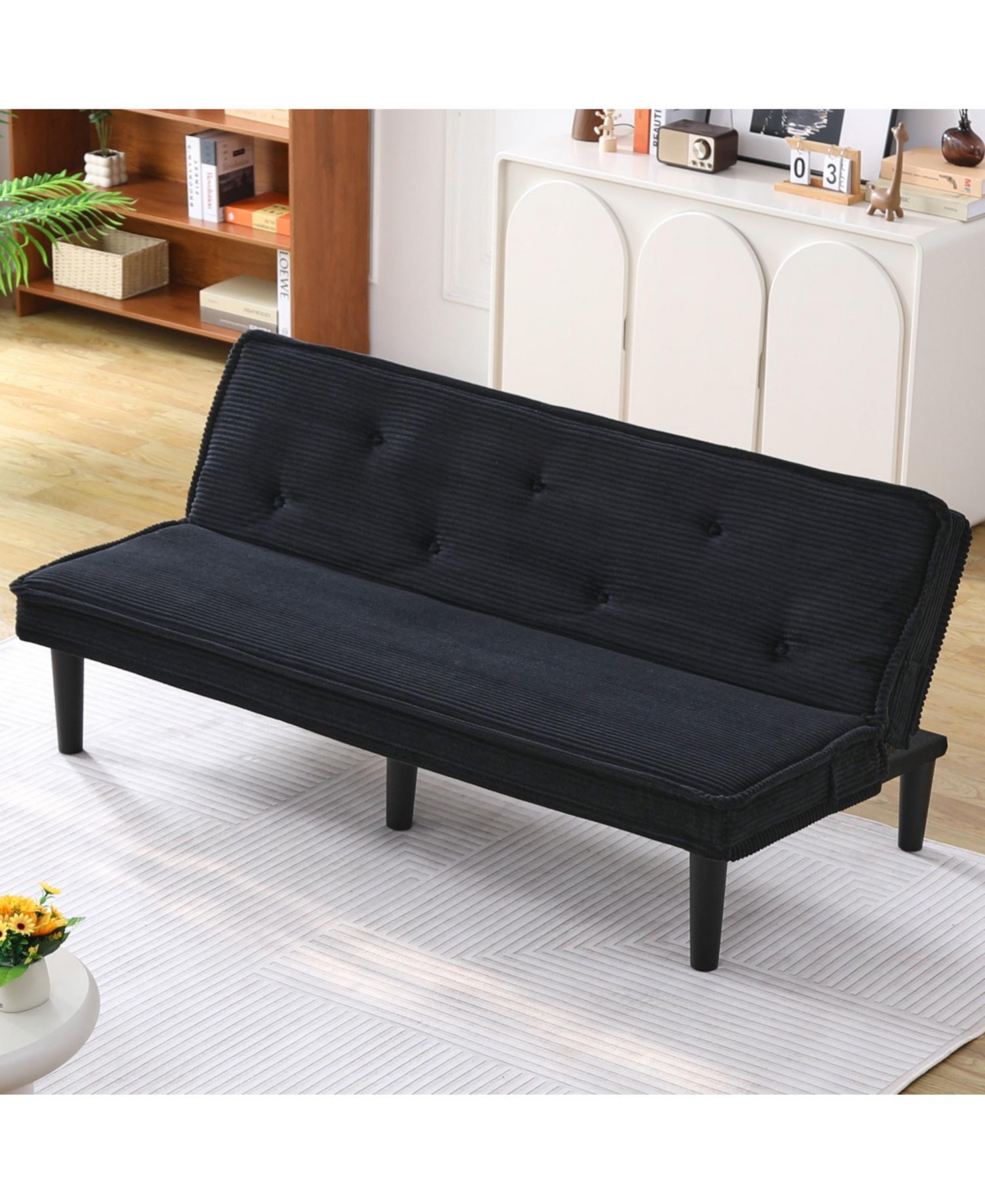 Click here for Streamdale Furniture 66" Corduroy Sofa Bed -... prices