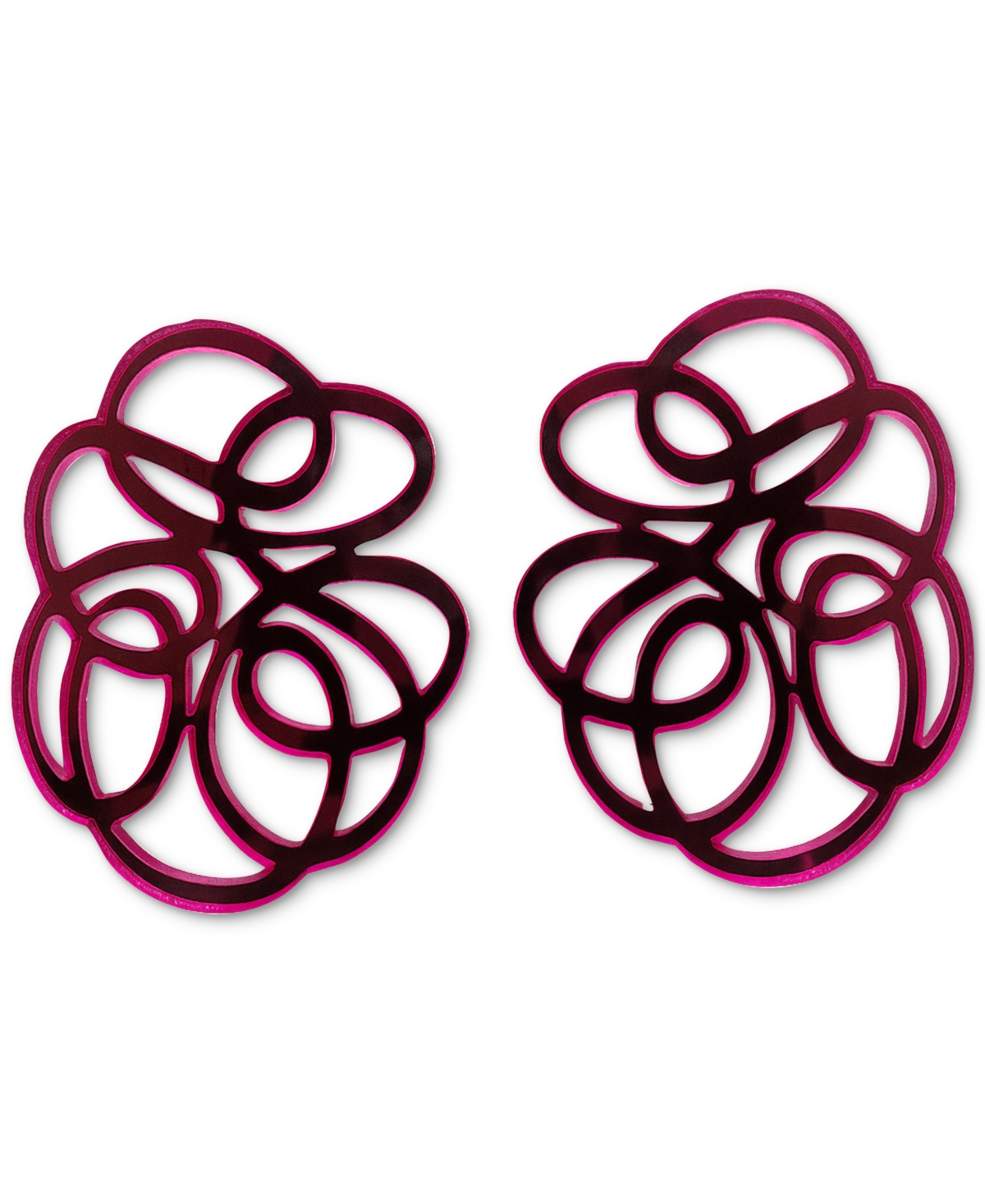 Click here for Swanky Designs Tatiana Mini Stud Curvy Earrings -... prices