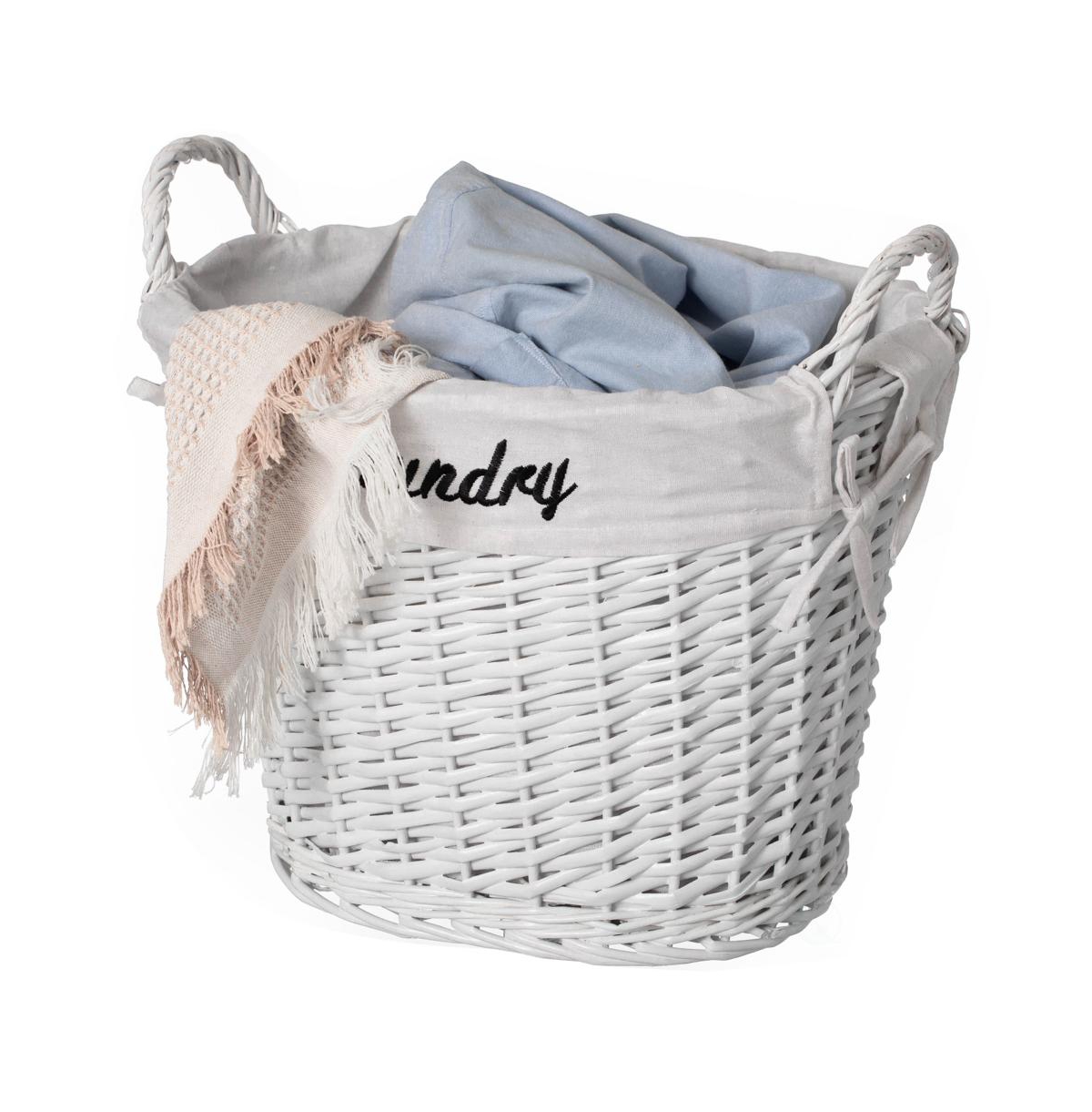 Click here for Wickerwise Handwoven Laundry Basket with Liner & H... prices