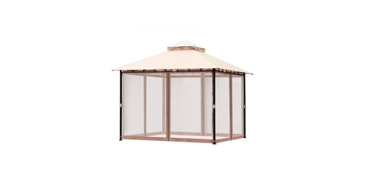 Click here for Slickblue Outdoor Gazebo with Durable Metal Frame... prices