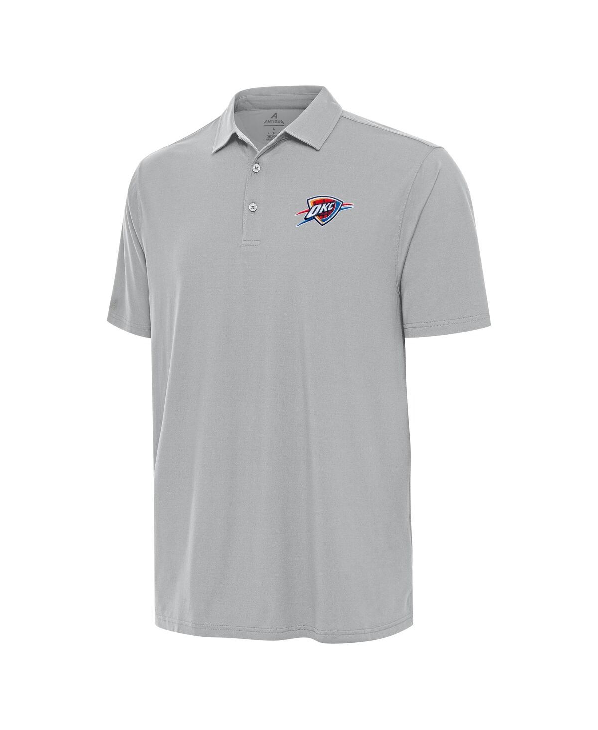 Click here for Antigua Mens Gray Oklahoma City Thunder Era Polo S... prices