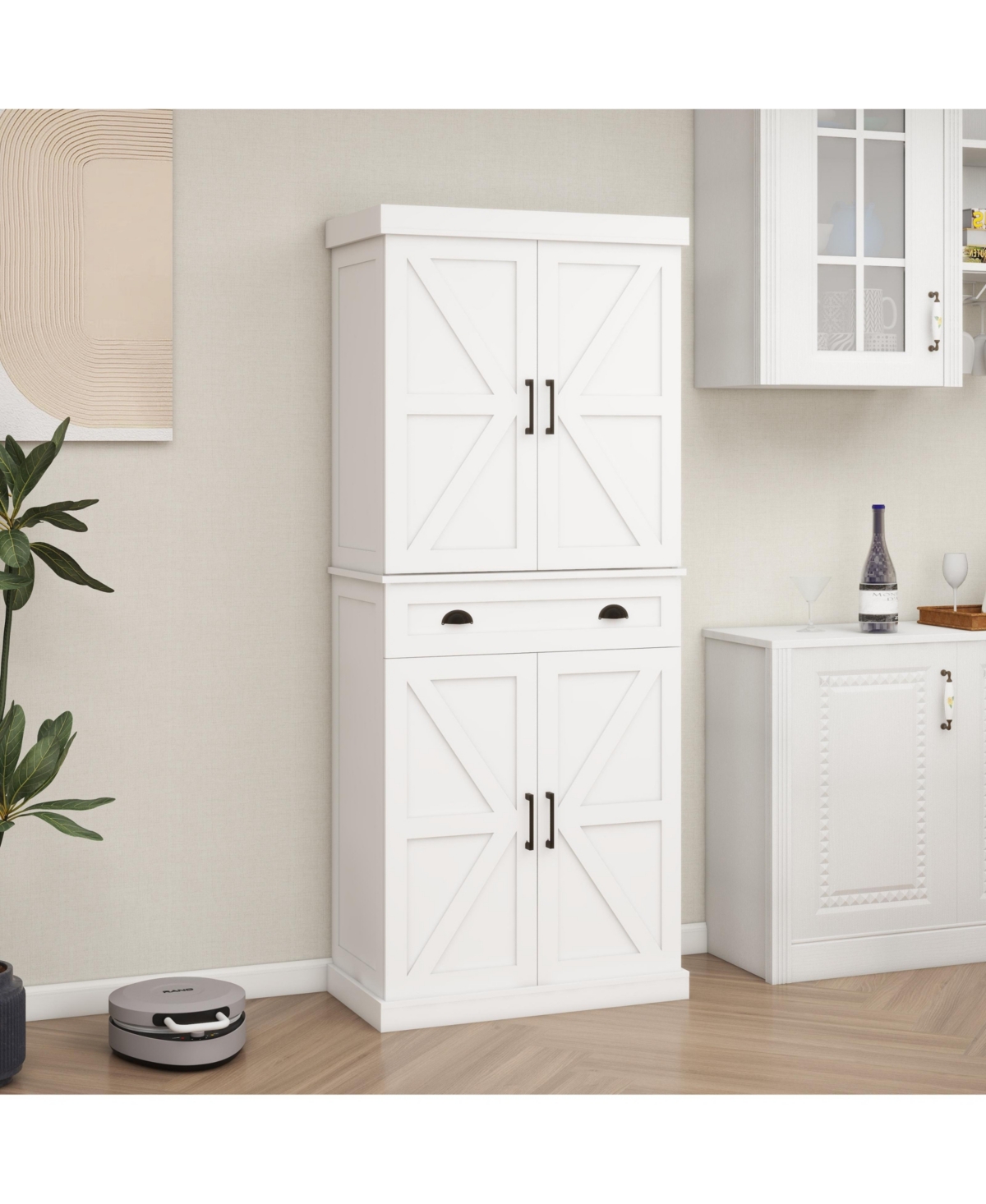 Click here for Casainc 71" Pantry Cabinet with 4 Doors  Draw... prices