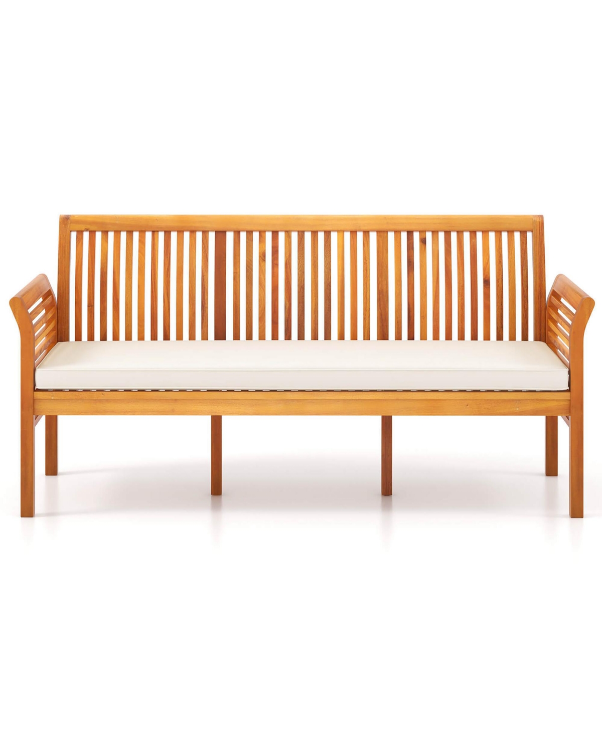 Click here for Gymax 62.5 Outdoor Garden Bench w/ High Backrest C... prices