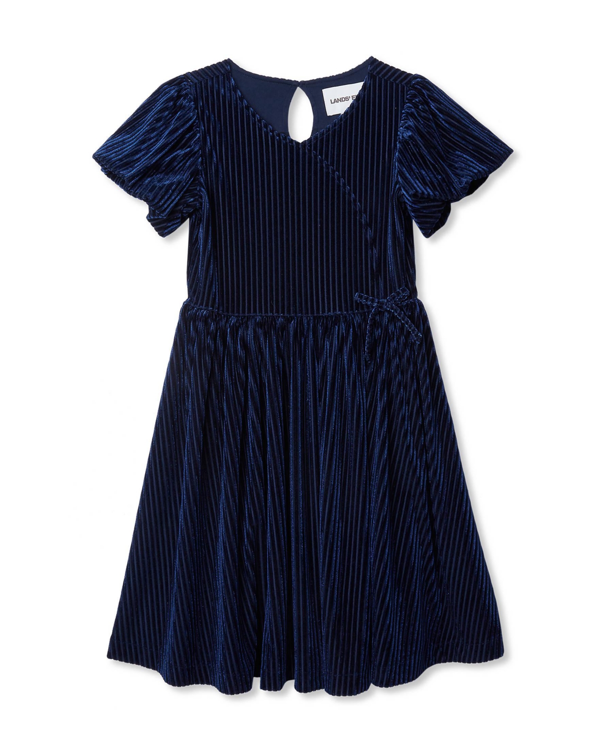 Click here for Lands End Girls Bubble Short Sleeve Velour Dress -... prices