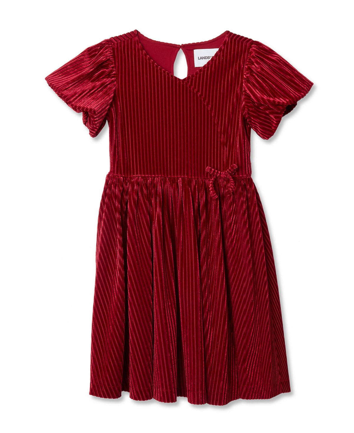 Click here for Lands End Girls Bubble Short Sleeve Velour Dress -... prices