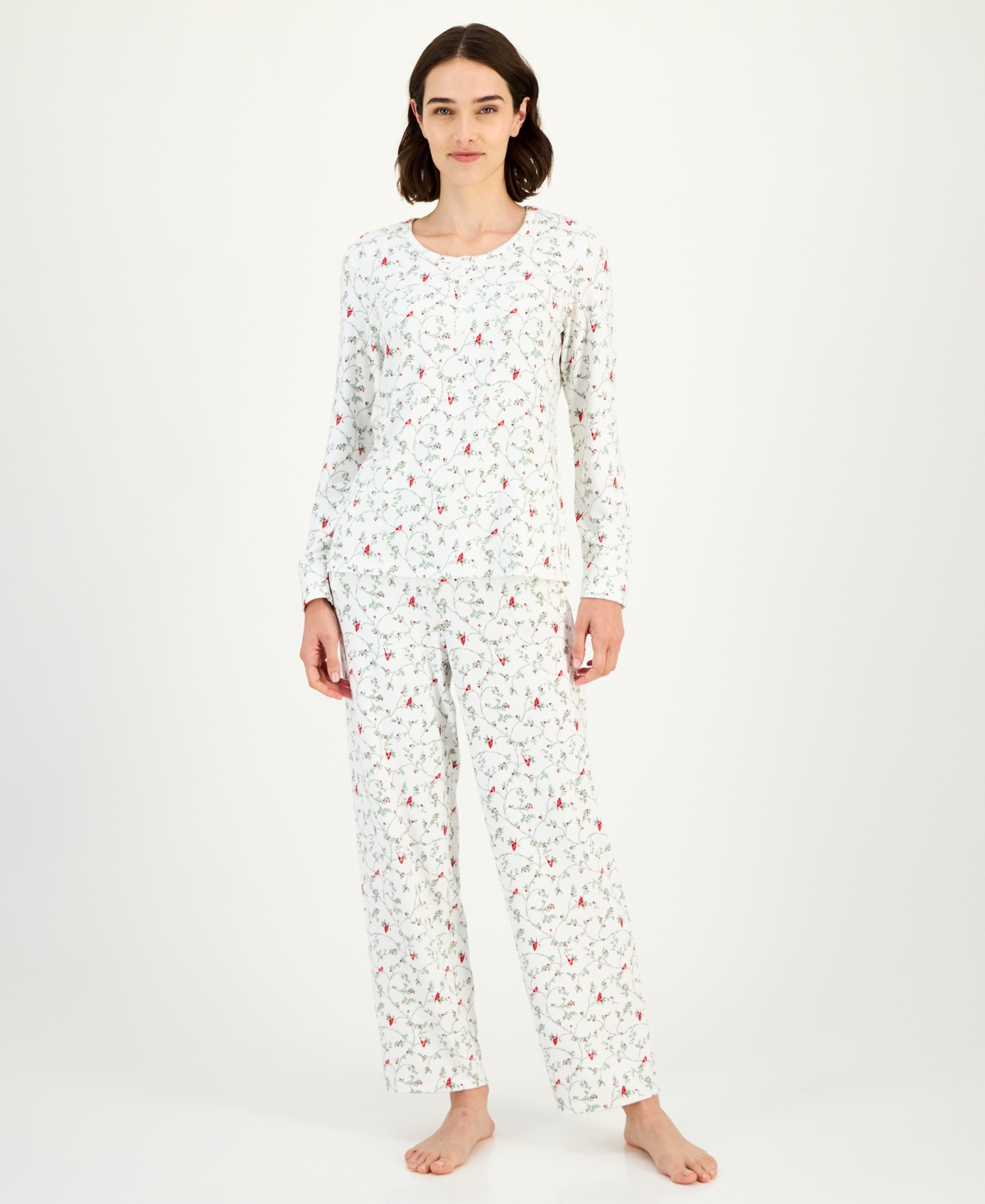 Click here for Charter Club Womens 2-Pc. Printed Long-Sleeve Pack... prices