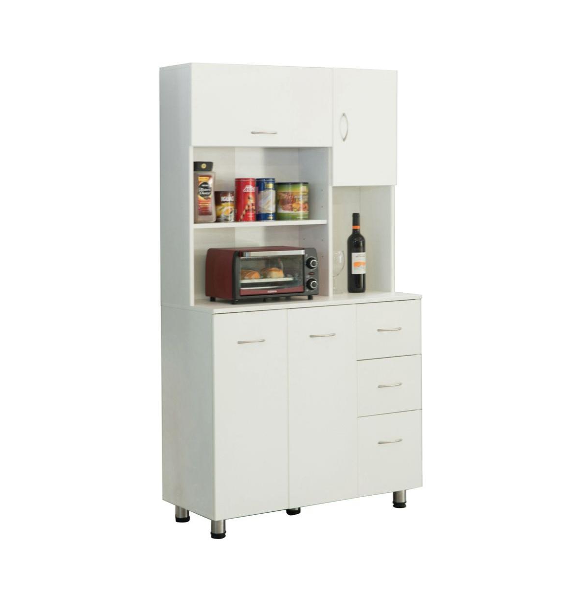 Click here for Basicwise Kitchen Pantry Storage Cabinet with Door... prices