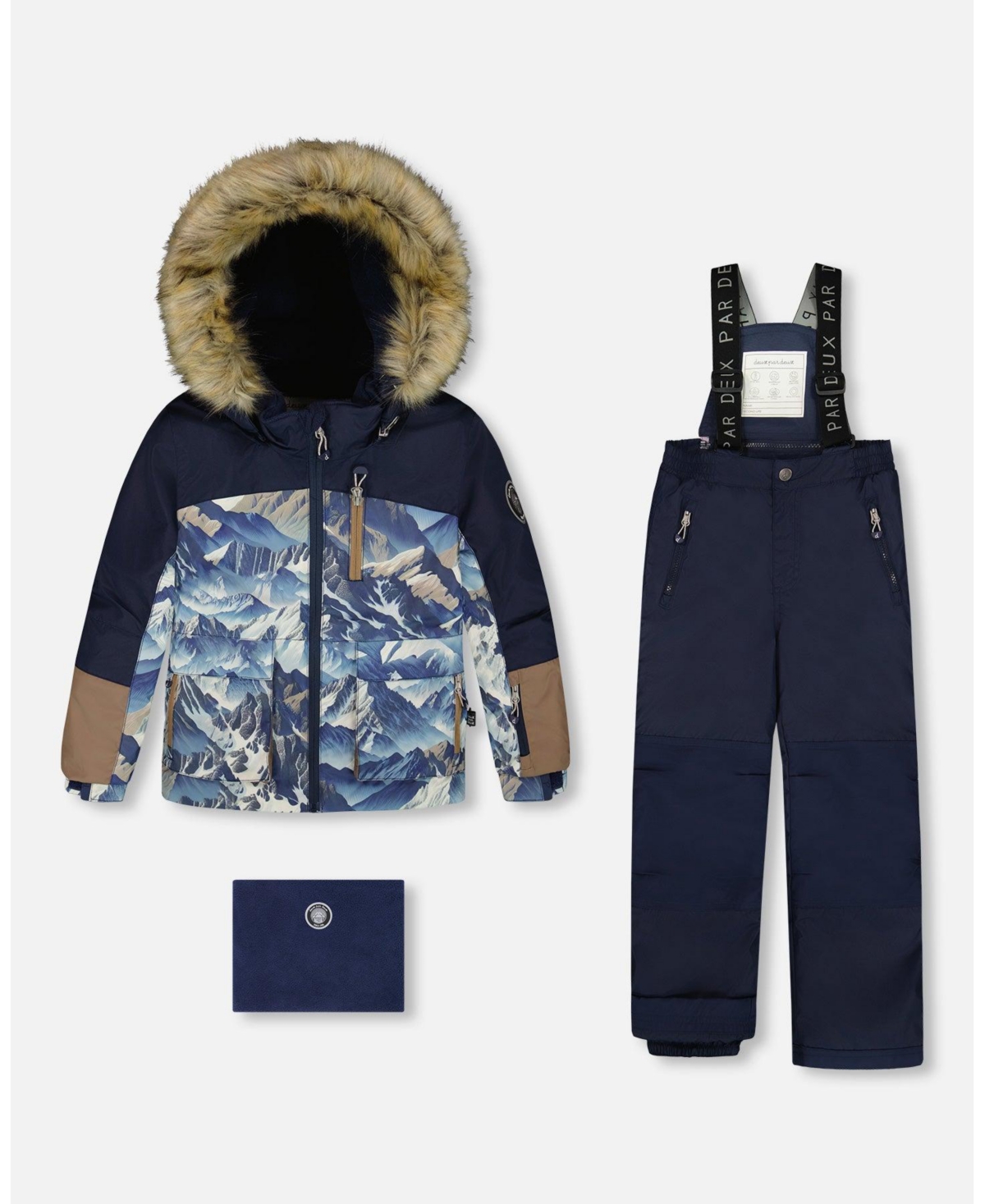 Click here for Deux par Deux Boy Two-Piece Play Snowsuit with Pri... prices