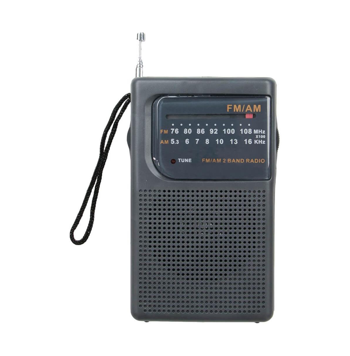 Supersonic 2 Band Am/Fm Radio - Black - Black