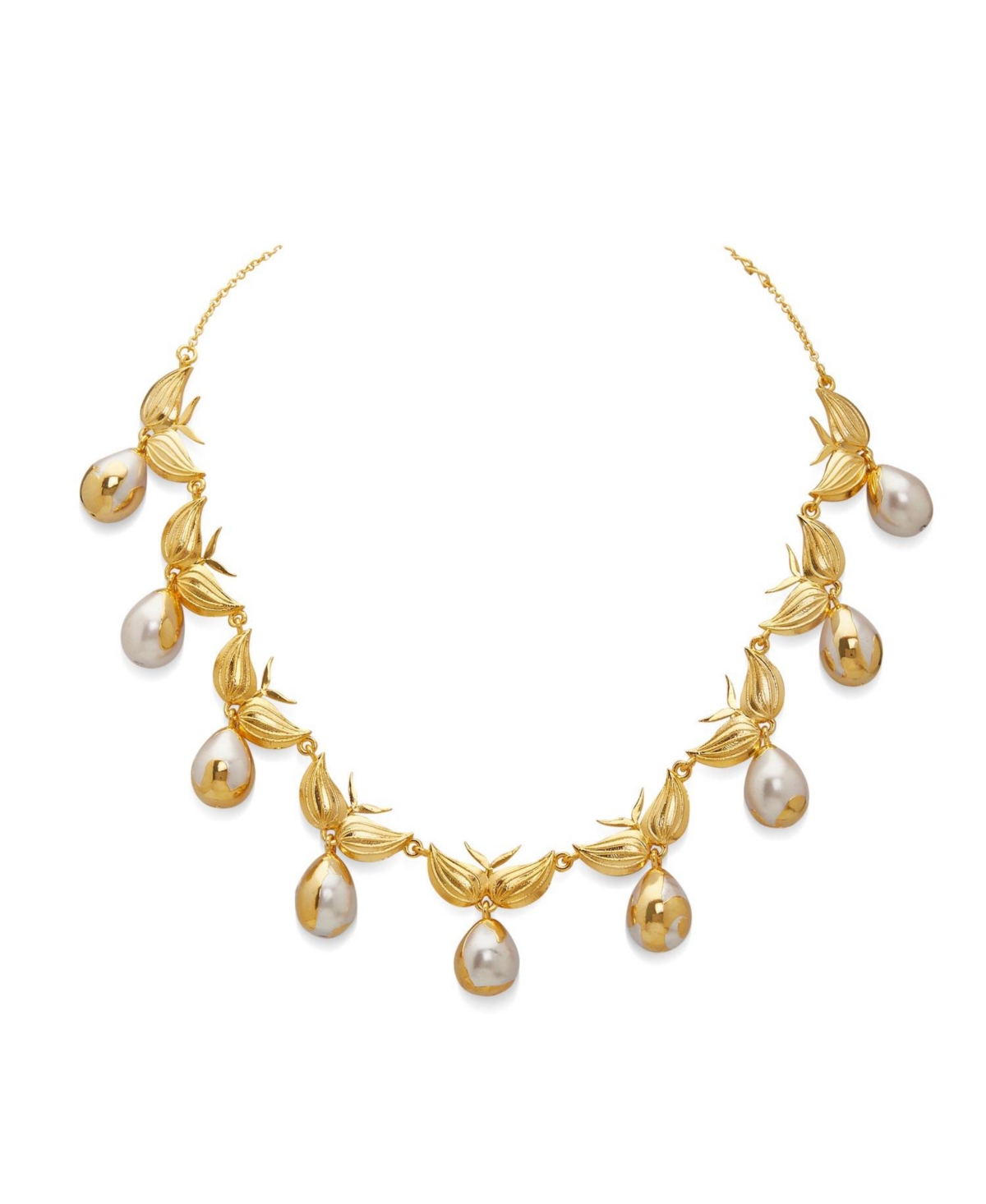 Click here for Dhwani Bansal Zooni Necklace - 22k gold plated prices