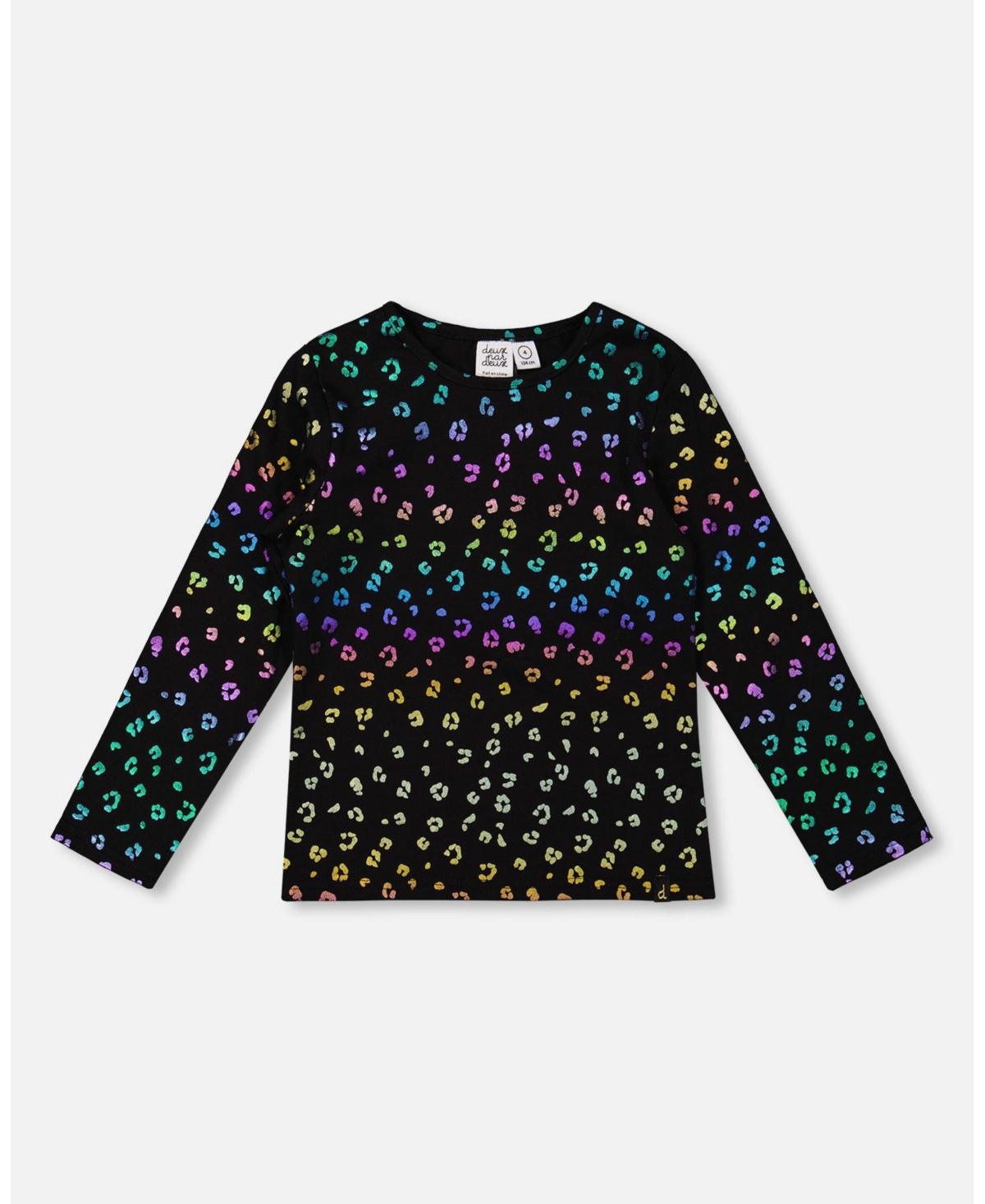 Click here for Deux par Deux Big Girls Stretch Jersey T-Shirt Mul... prices