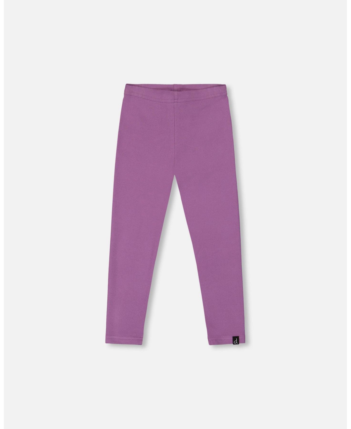 Deux par Deux Girl Super Soft Ribbed Leggings Lavender - Child - Lavender
