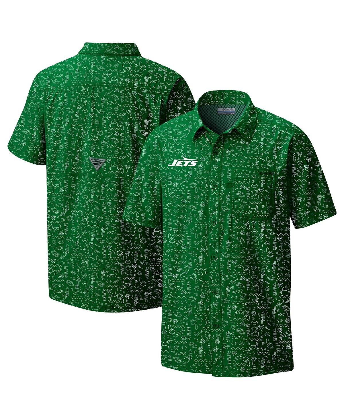 Click here for Columbia Pfg Mens Green New York Jets Super Slack... prices