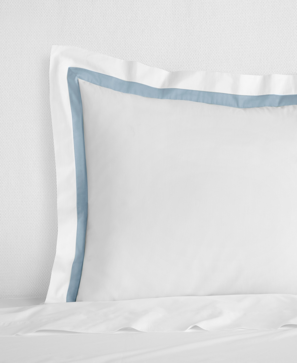 Click here for Sferra Estate Continental Sham  26x26 - White/Sea prices