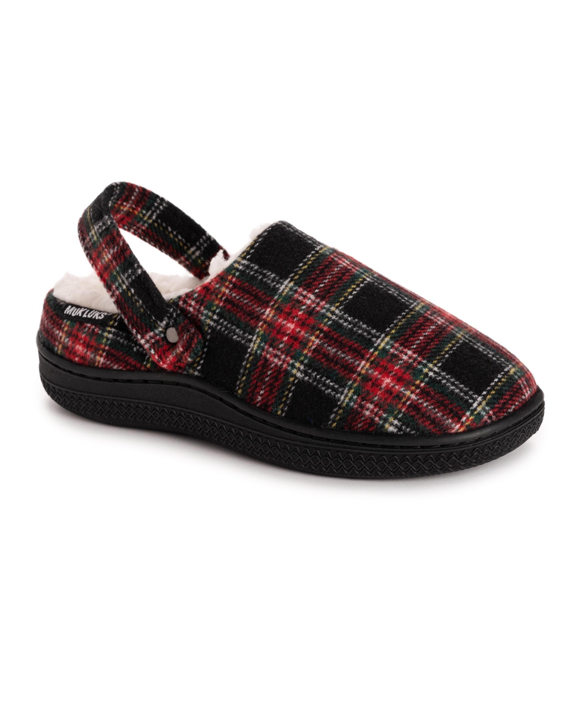 Click here for Muk Luks Womens Quianna Lucy Clog - Black tartan prices