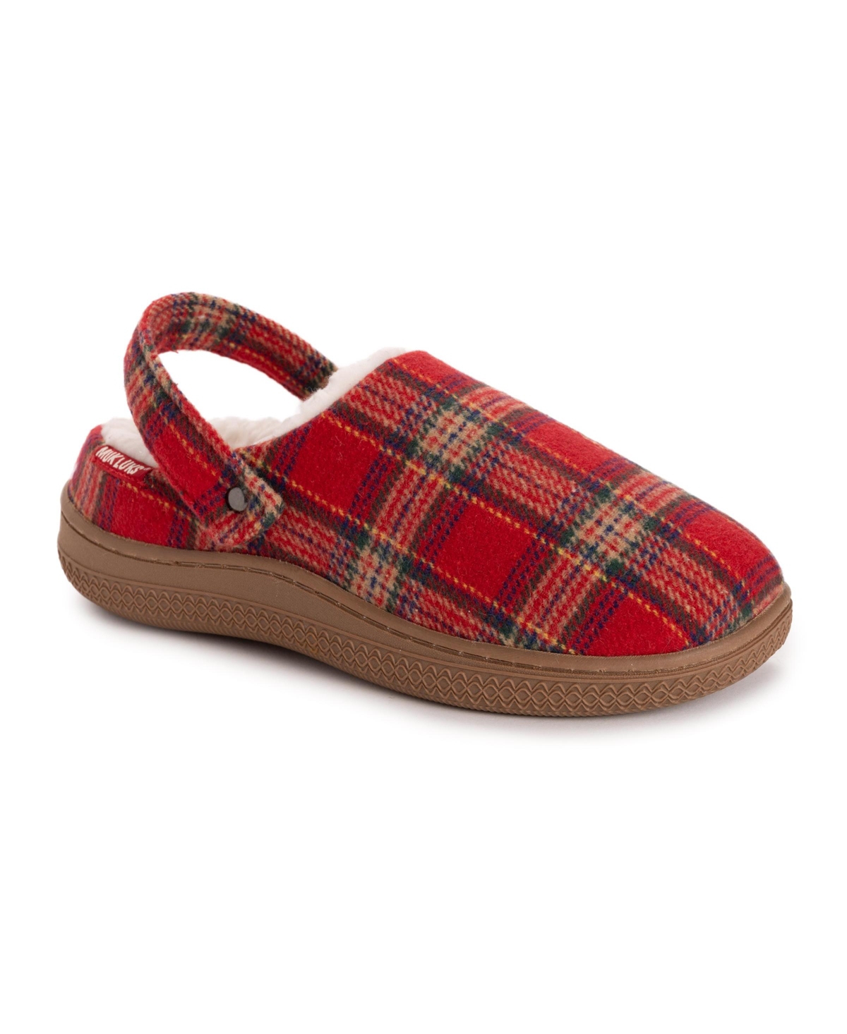 Click here for Muk Luks Womens Quianna Lucy Clog - Red tartan prices