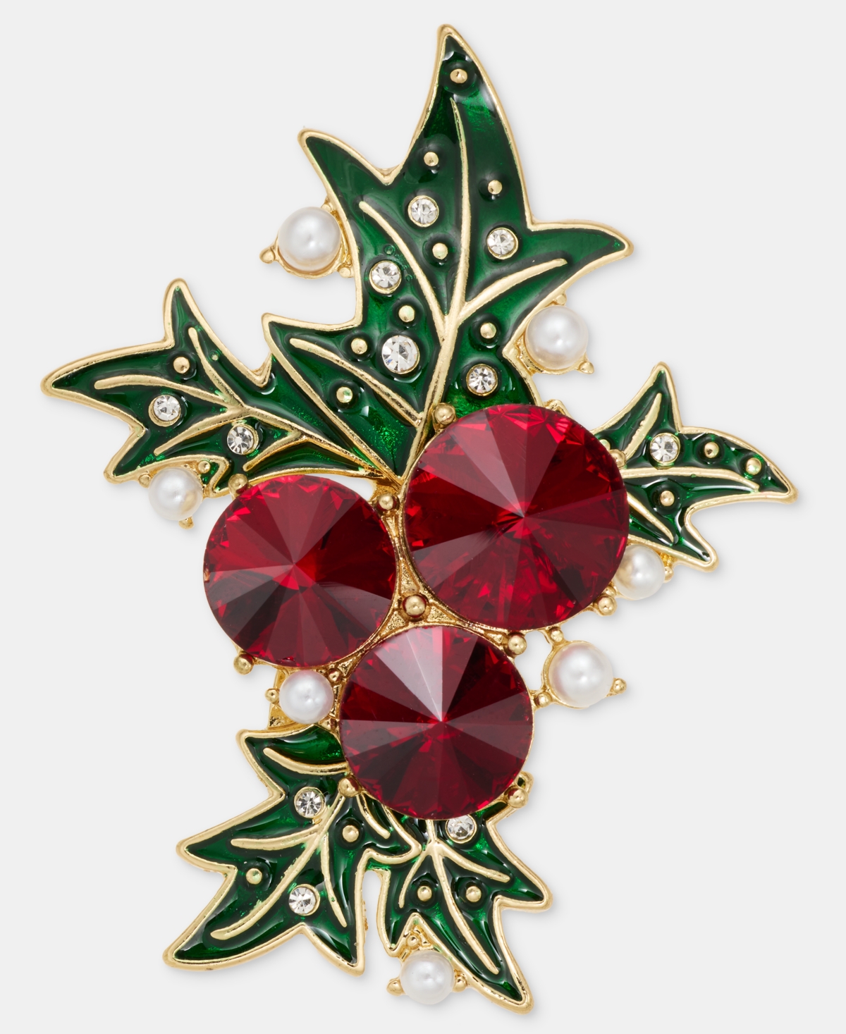 Click here for Holiday Lane Crystal & Imitation Pearl Mistletoe P... prices