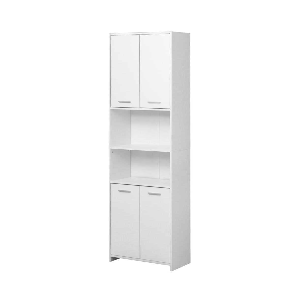 Click here for Basicwise Modern White Standing Bathroom Tall Line... prices