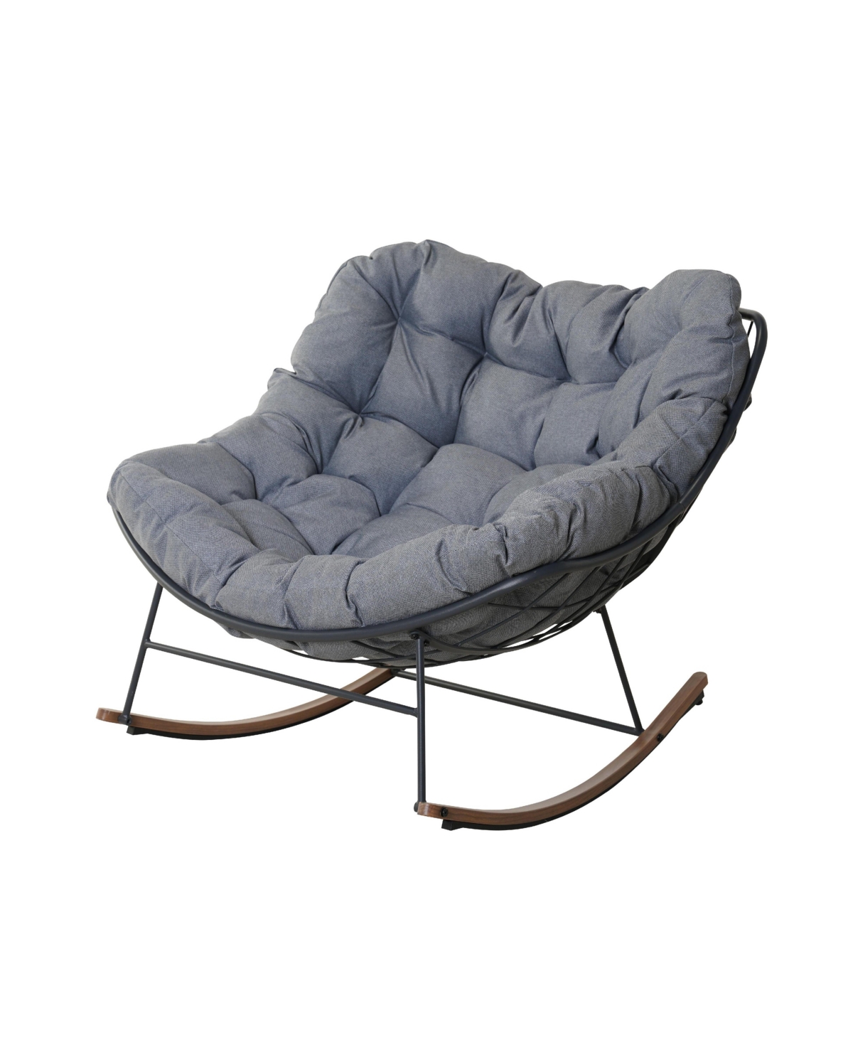 Click here for Mondawe Outdoor Rocking Chair W/ 30° Swing Co... prices