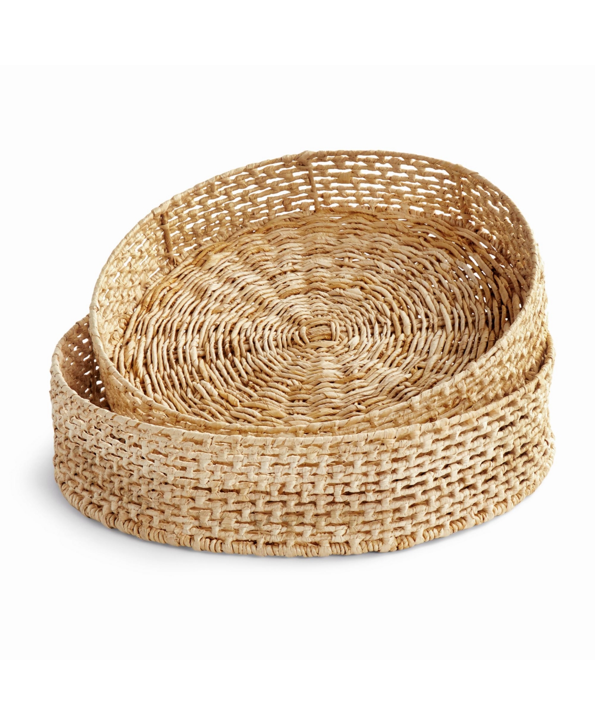 Click here for Napa Home & Garden Juliet Abaca Round Trays  Set o... prices