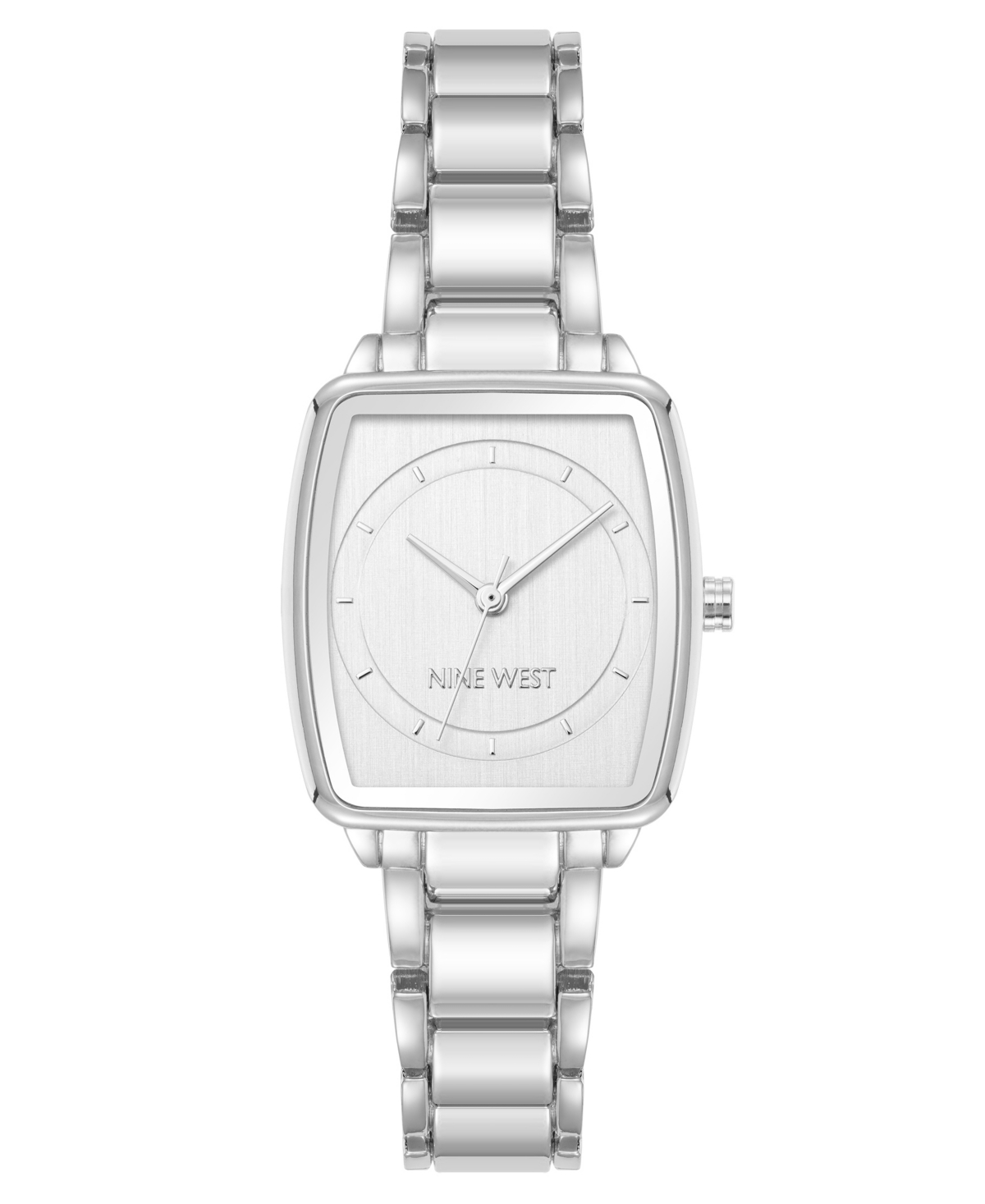 Click here for Anne Klein Womens Quartz Cushion Silver-Tone Metal... prices