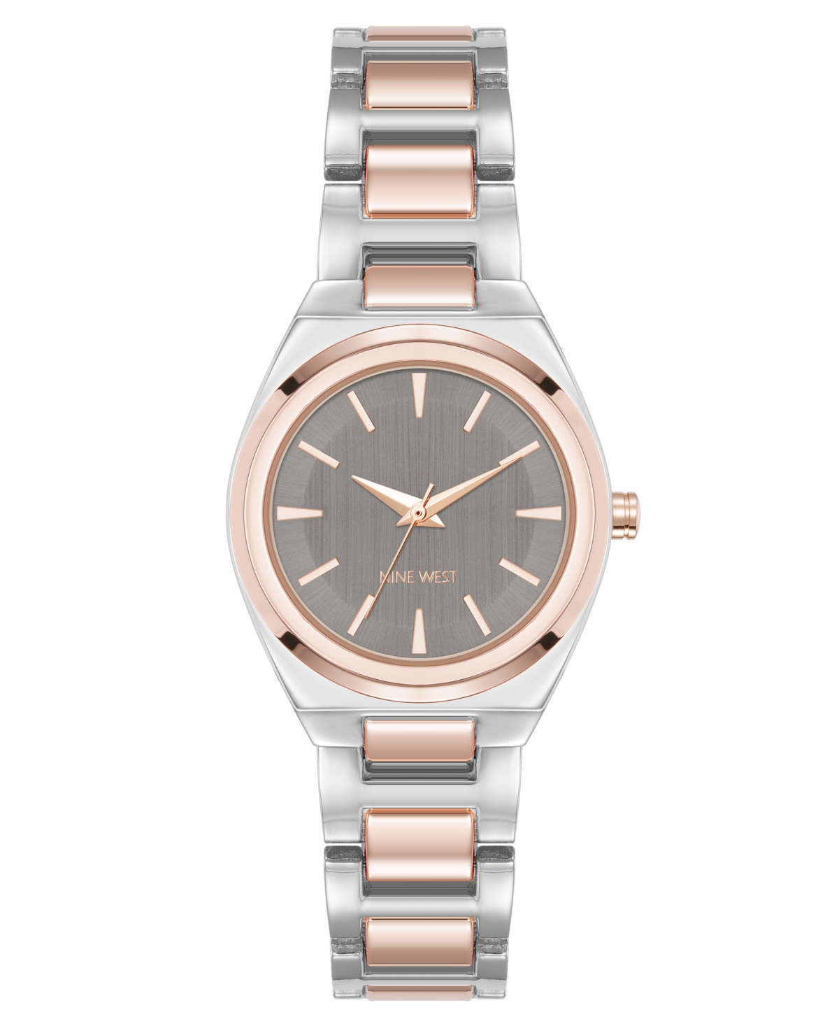 Click here for Anne Klein Womens Quartz Minimalist Gray and Two-T... prices