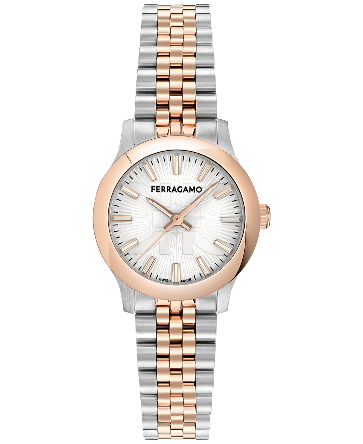 Click here for Ferragamo Womens Swiss Duo Two-Tone Stainless Stee... prices