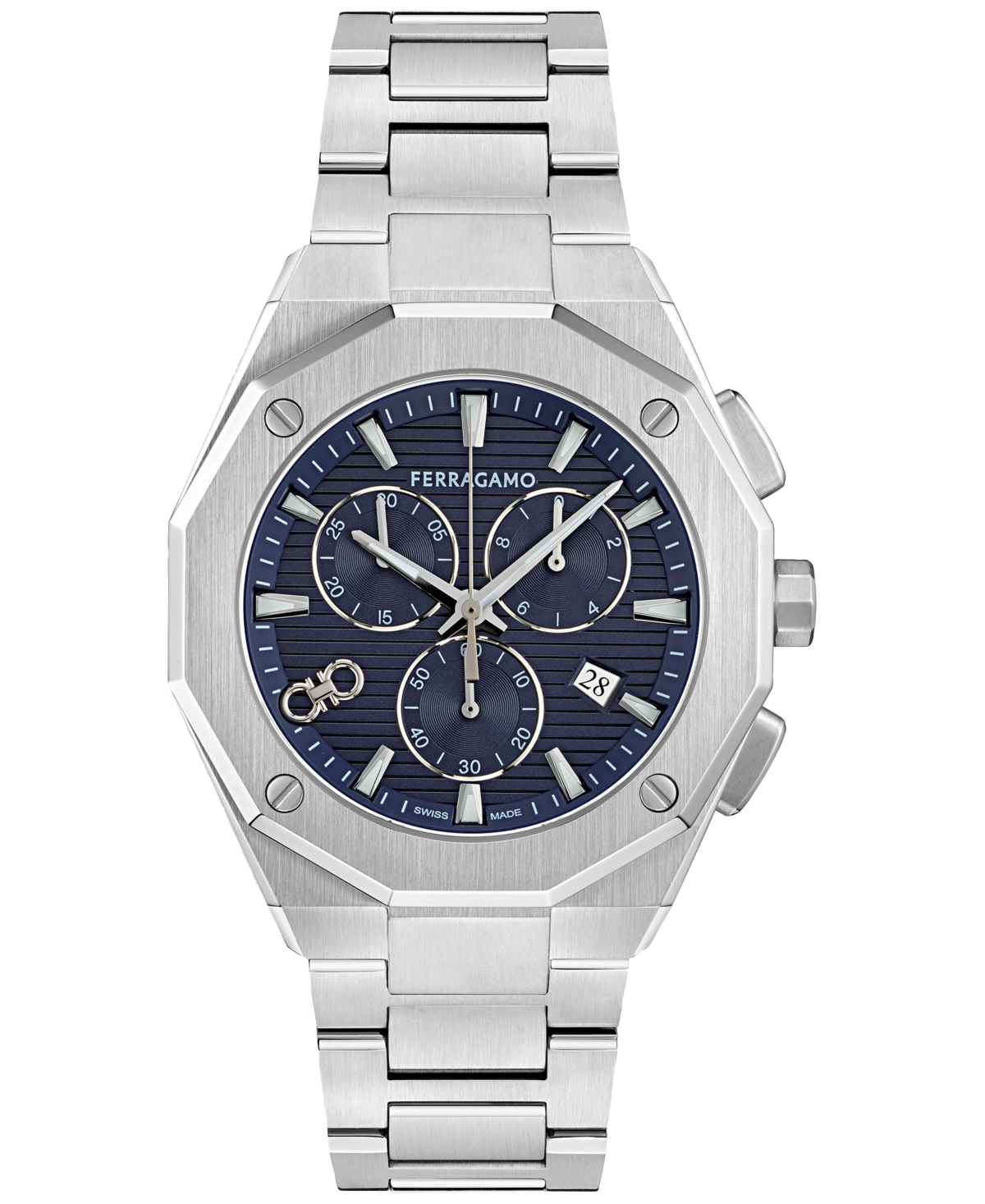 Click here for Ferragamo Mens Swiss Chronograph Edge Stainless St... prices