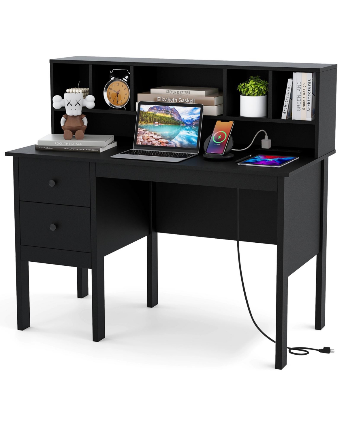 Click here for Mecale Home Office Workstation Laptop Table with H... prices