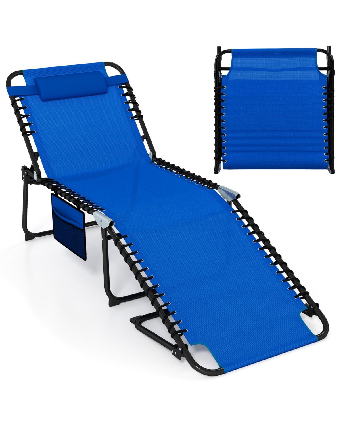 Click here for Gymax Oversize Folding Chaise Lounge w/ Adjustable... prices