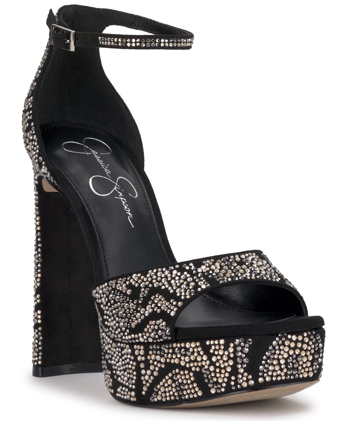 Click here for Jessica Simpson Womens Telxia Rhinestone Blade-Hee... prices
