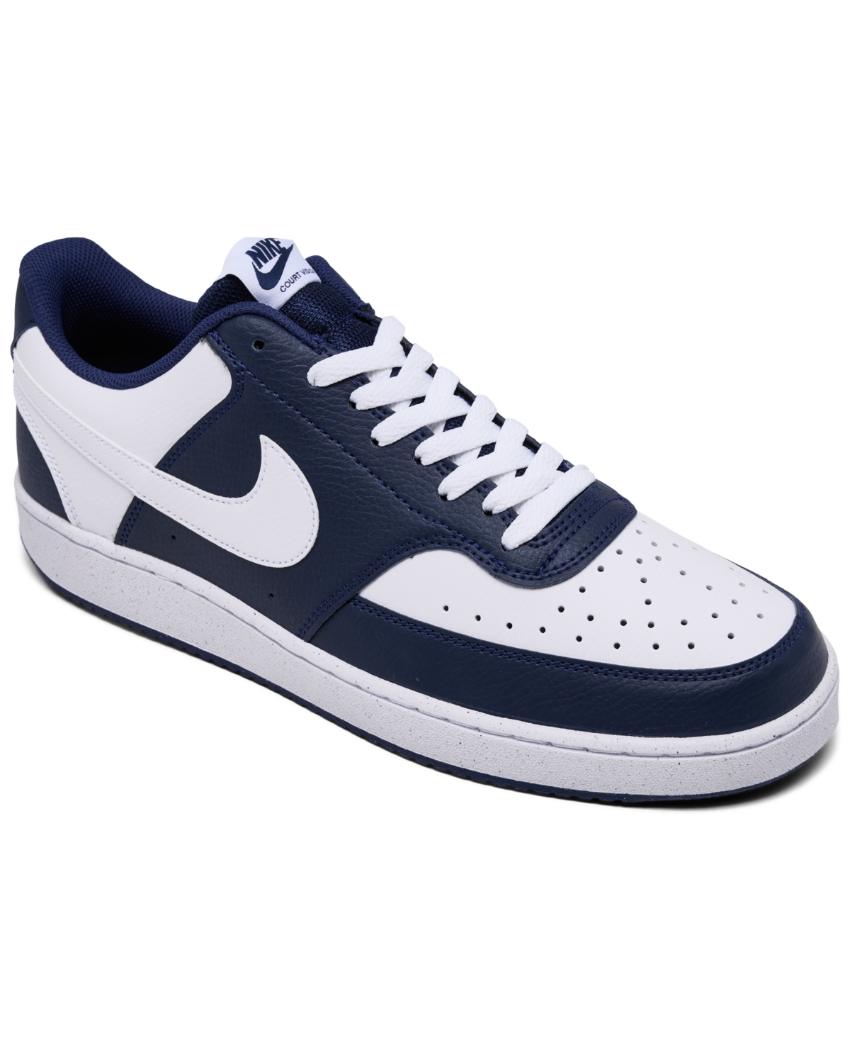 Click here for Nike Mens Court Vision Low Casual Sneakers from Fi... prices